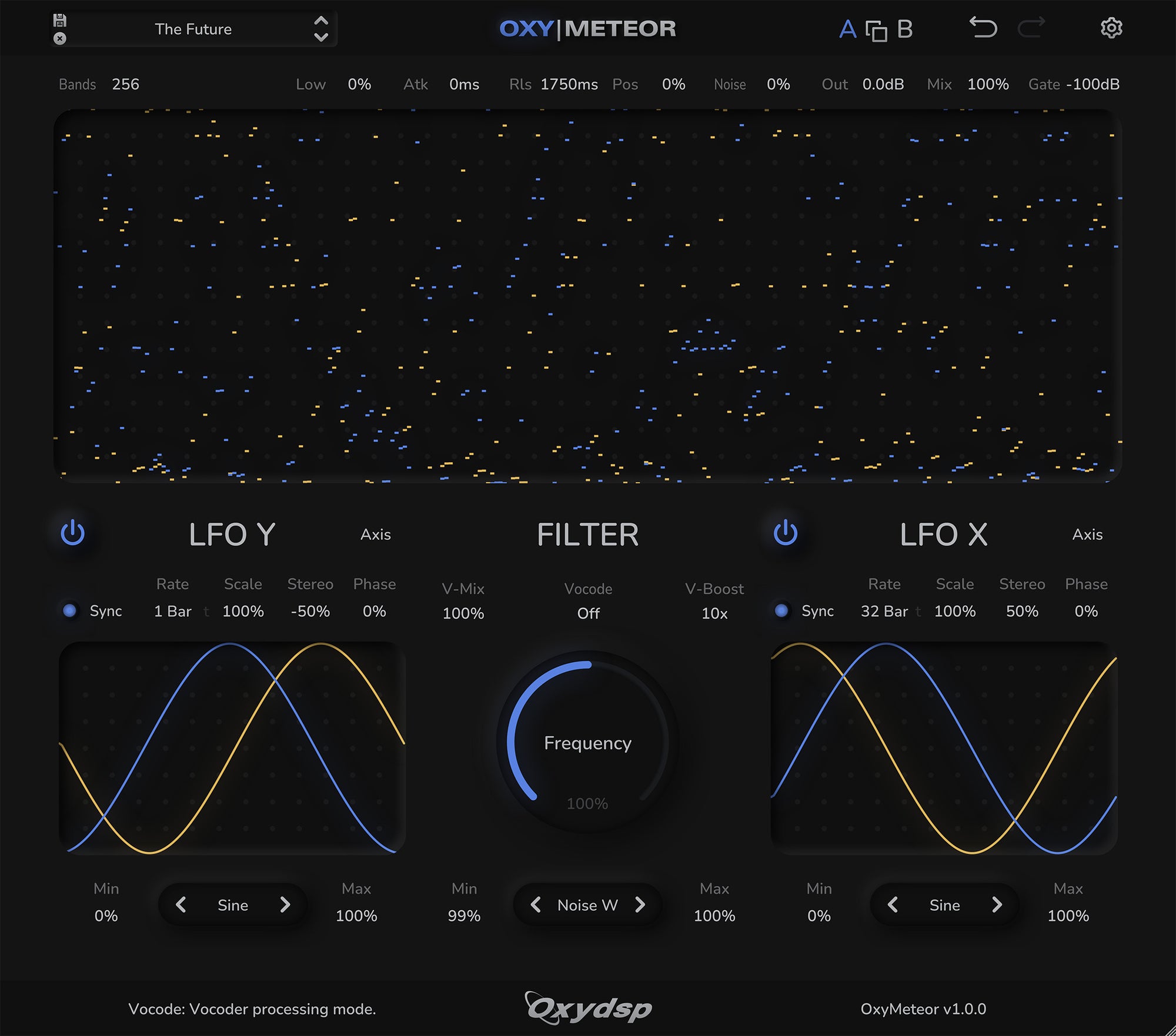 OxyMeteor - Spectral Phasing & Vocoding Plugin – oxydsp