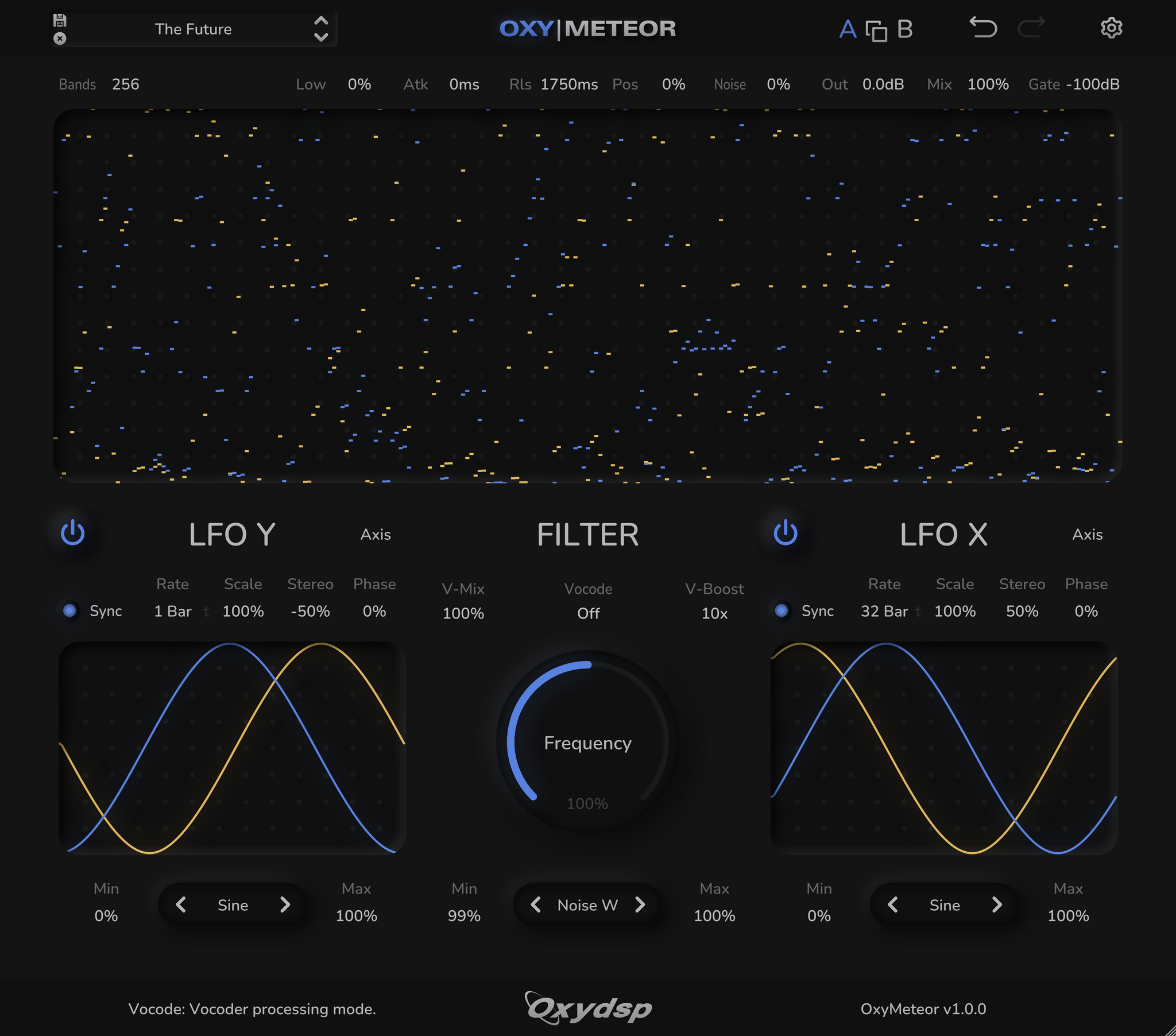 OxyMeteor - Spectral Phasing & Vocoding Plugin – oxydsp